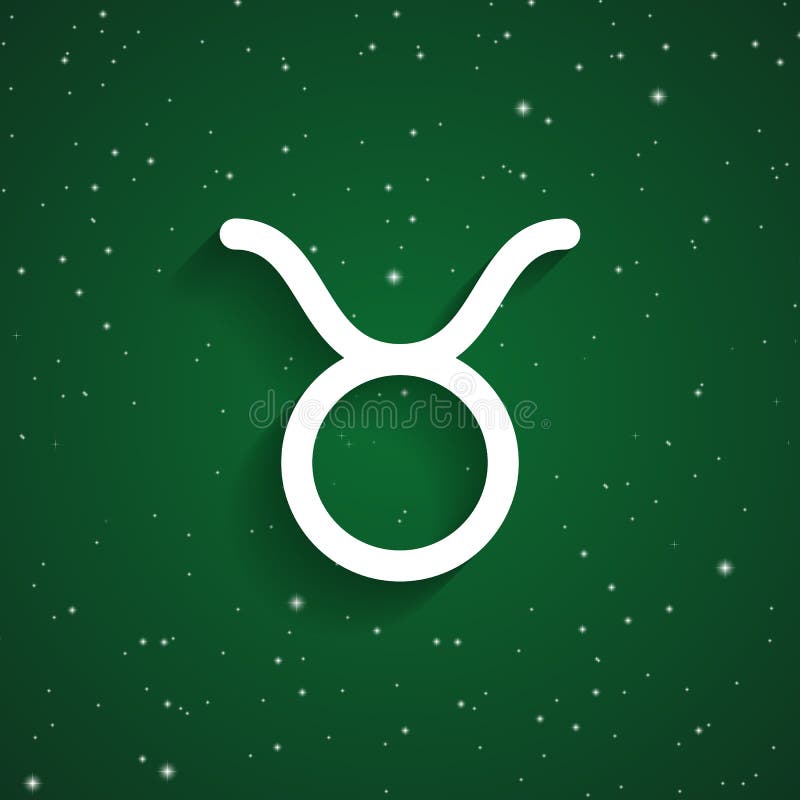 Simbolo Dello Zodiaco Di Toro Illustrazione Vettoriale - Illustrazione ...