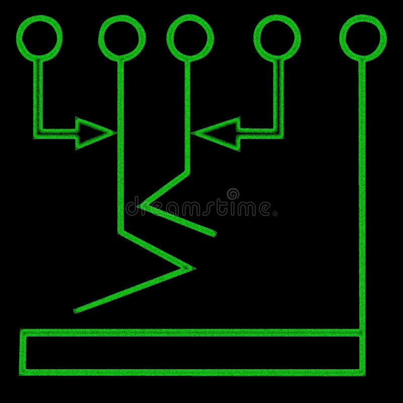 Simbolo Del Diagramma Di Flusso 1 Illustrazione di Stock ...