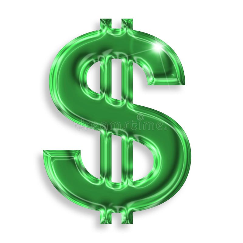 Simbolo di dollaro illustrazione di stock. Illustrazione di costo ...