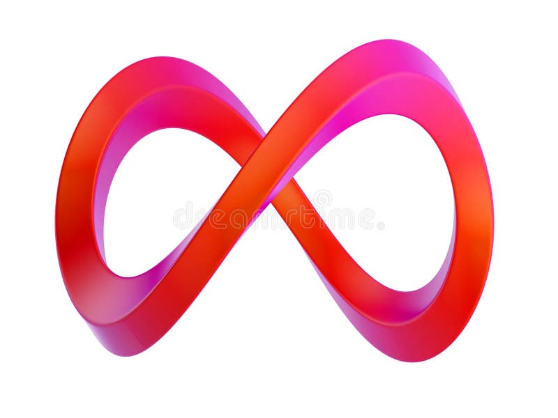 Simbolo di infinito illustrazione di stock. Illustrazione di anello ...