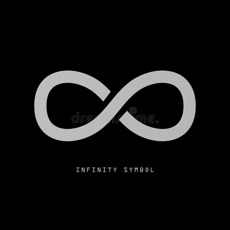 Simbolo di infinito illustrazione vettoriale. Illustrazione di eternità ...