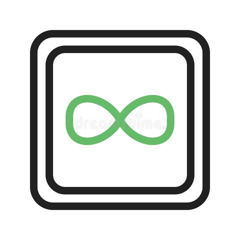 Simbolo di infinito illustrazione di stock. Illustrazione di algebra ...