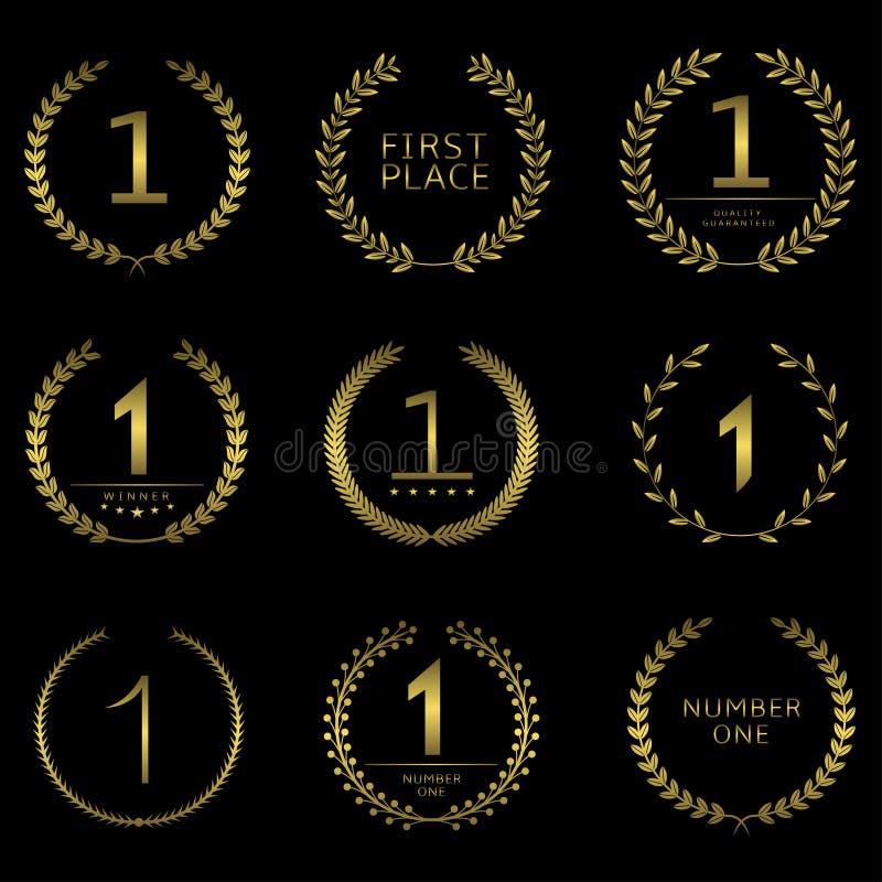 Simbolo di numero uno illustrazione vettoriale. Illustrazione di ...