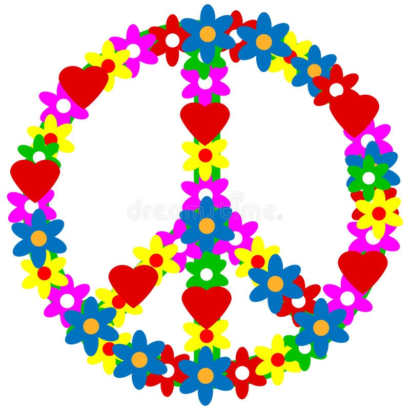 Bottone di simbolo di pace illustrazione di stock. Illustrazione di ...