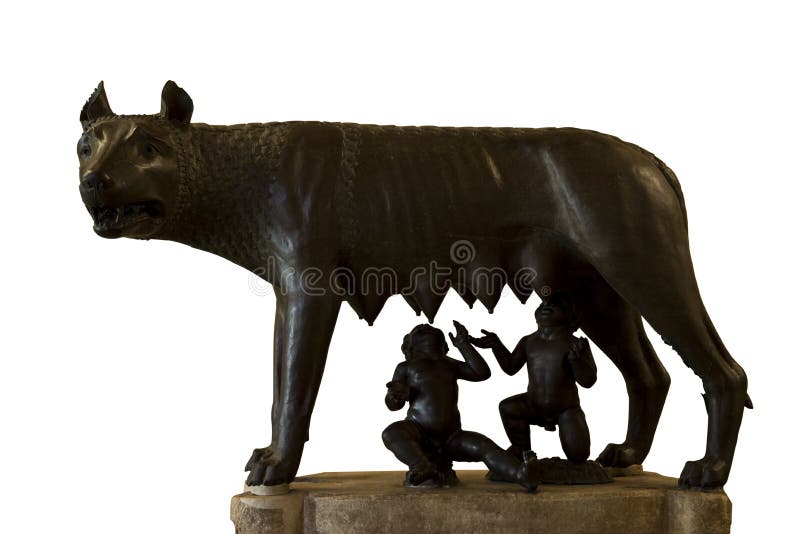 Simbolo Di Roma Di Remus E Di Romulus Fotografia Stock - Immagine di ...