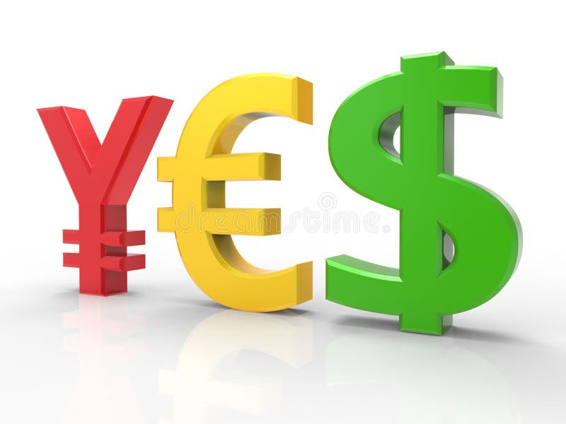 Simbolo di valuta illustrazione di stock. Illustrazione di soldi - 31310386