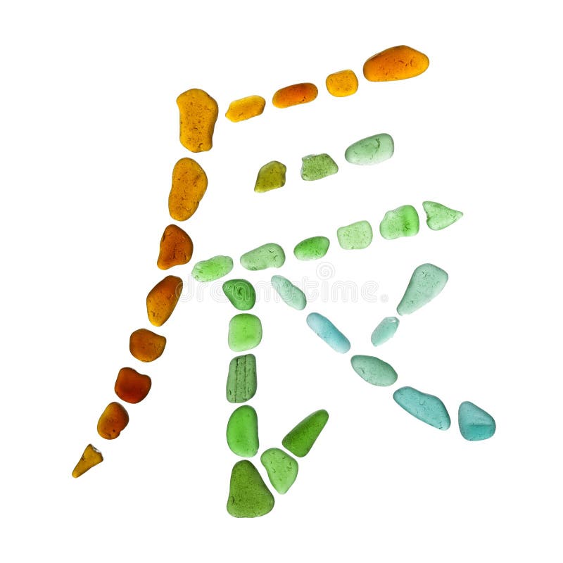 Simbolo di vetro del mare immagine stock. Immagine di spiagge - 110290085