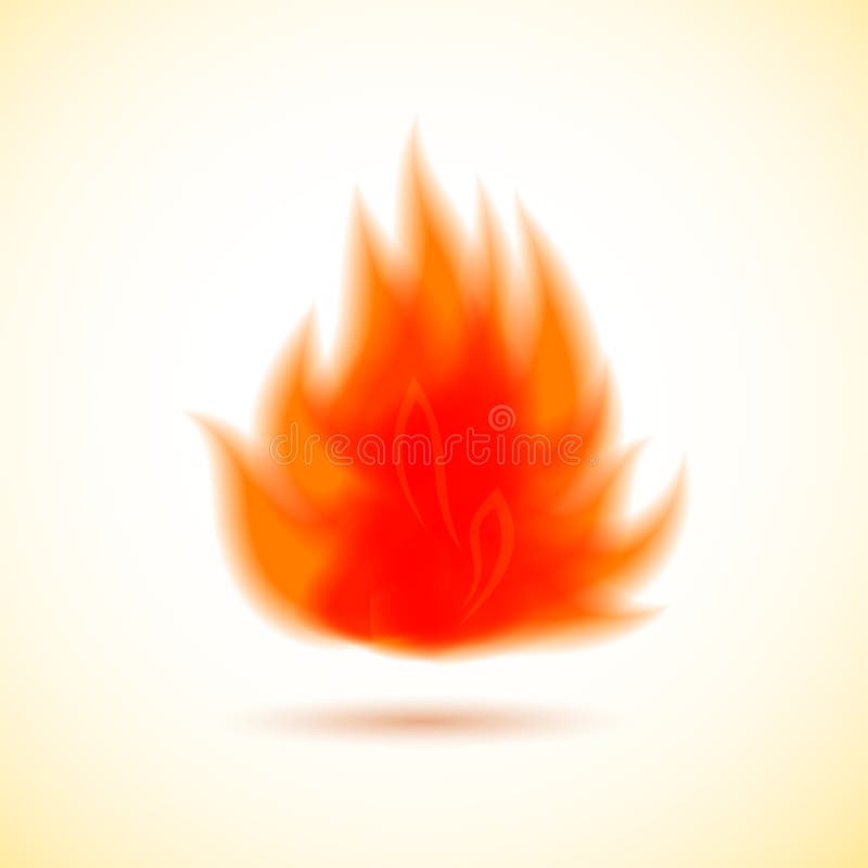 Simbolo Di Vettore Di Fuoco Illustrazione di Stock - Illustrazione di ...