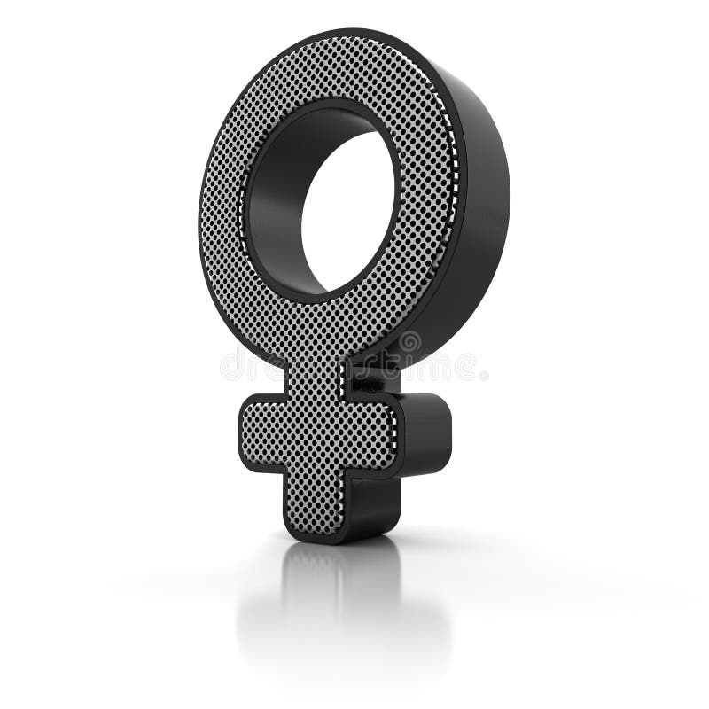 Simbolo femminile illustrazione di stock. Illustrazione di icona - 420144