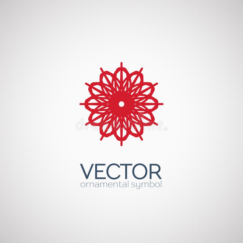 Simbolo Geometrico Di Vettore Illustrazione Vettoriale - Illustrazione ...