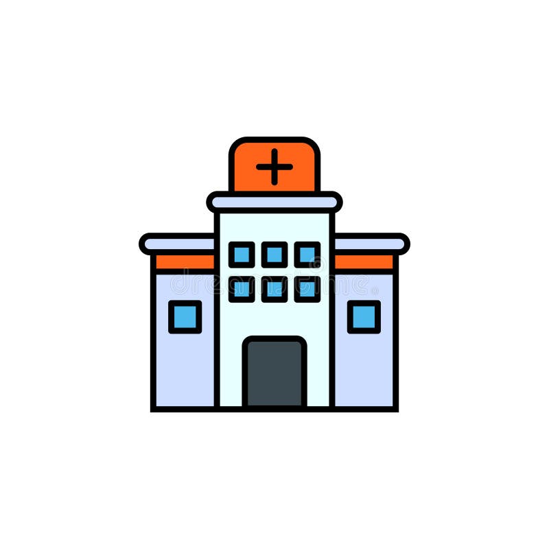 Simbolo Dell'icona Dell'ospedale Illustrazione di Stock - Illustrazione ...