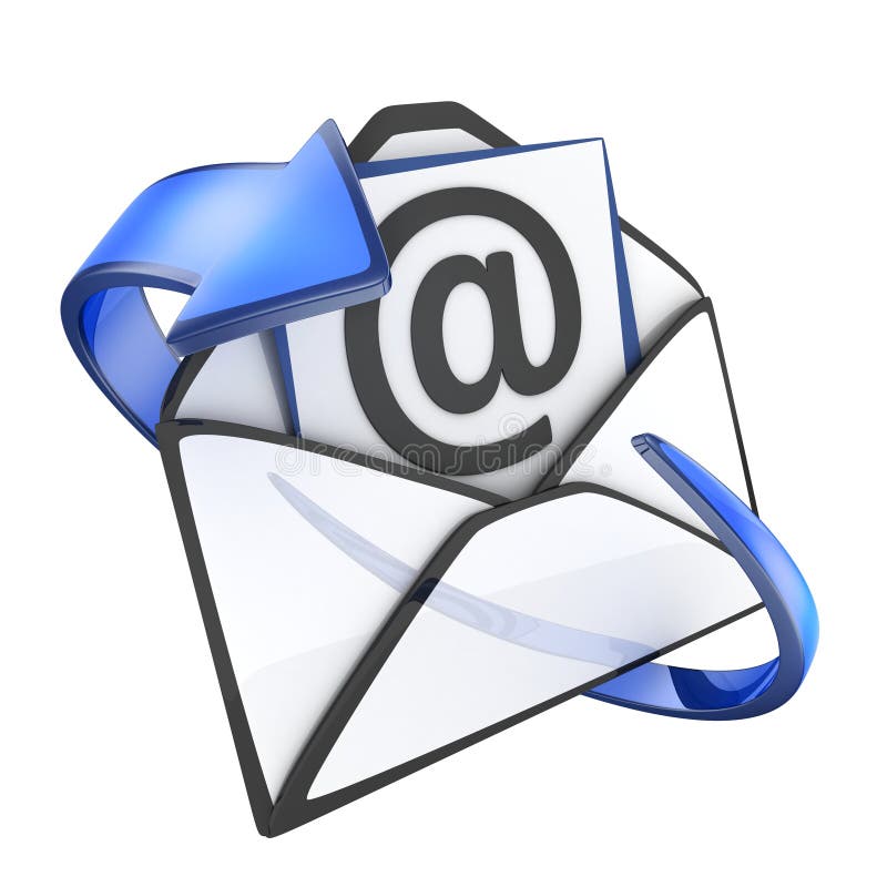 Simbolo, Lettera E Segno Del Email a Illustrazione di Stock ...