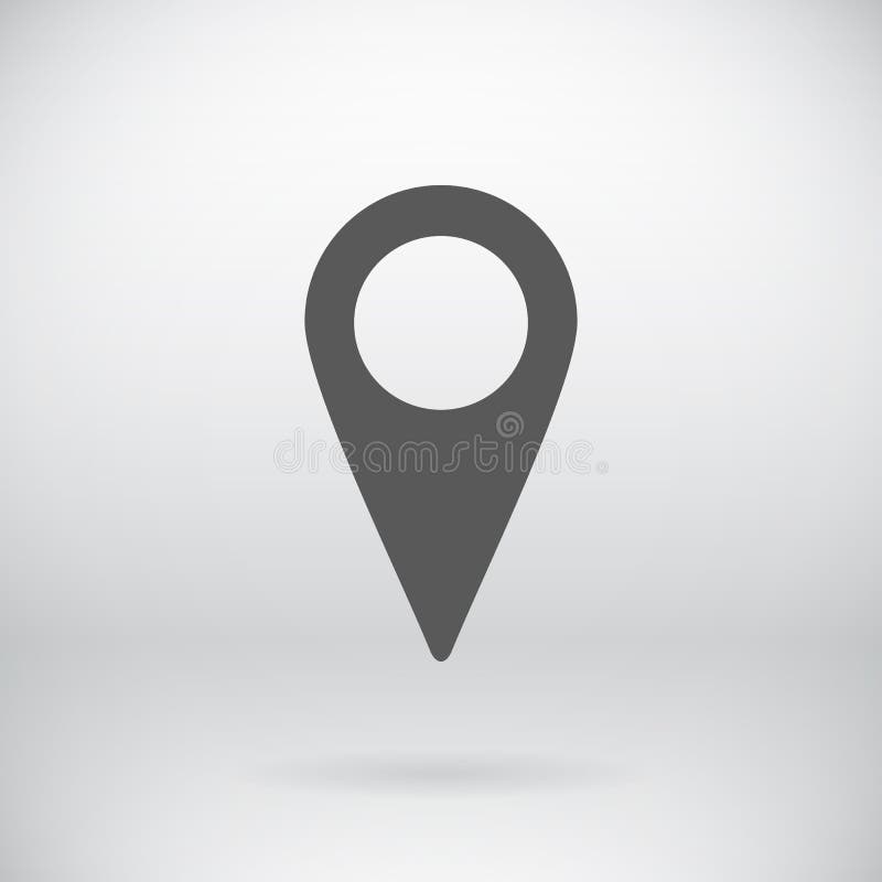 Simbolo Piano Di Pin Sign Vector Map Marker Della Mappa Illustrazione ...