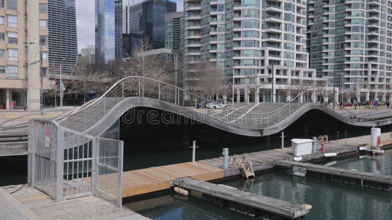 Simco Wave Deck at Toronto Waterfront of Lake Ontario - TORONTO, CANADA ...