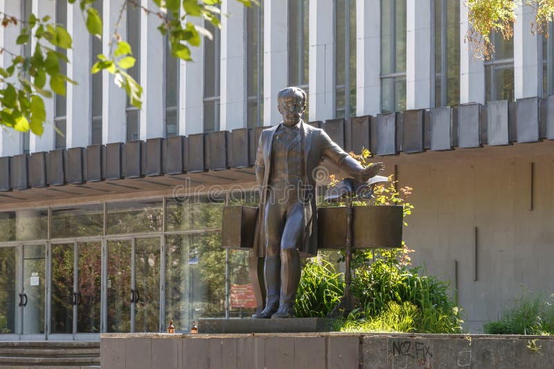 Simferopol, Crimea - May 9, 2016: Monument. PI Tchaikovsky Editorial ...