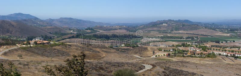 Simi Valley Panorama stock photo. Image of butte, nature - 15821854