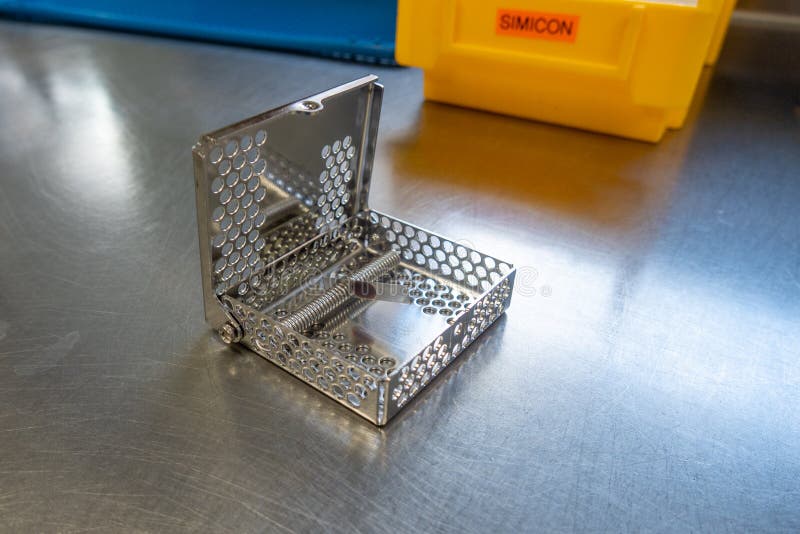 A Simicon Test for Checking the Cleaning Performance Stock Photo ...