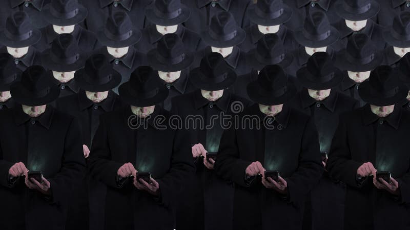 Similar People with Smart Phones Stock Photo - Image of internet ...