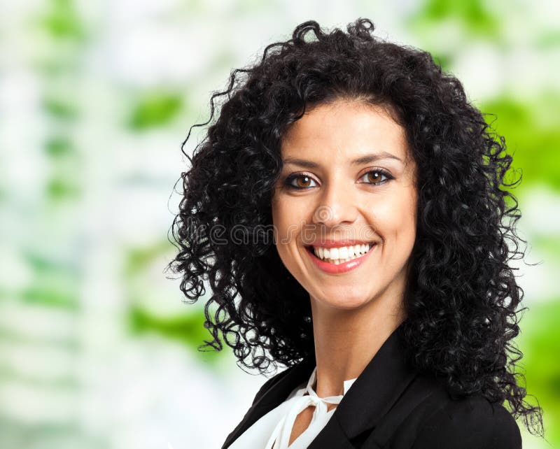 Similing woman stock photo. Image of garden, people, woman - 25306442