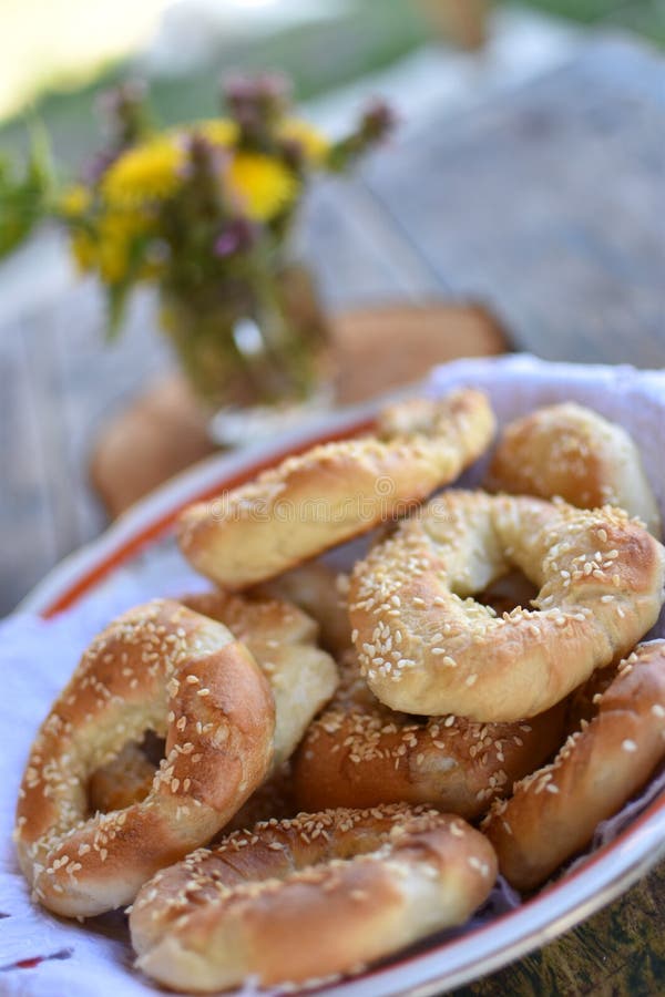 Simit stock photo. Image of gevrek, simit, bakery, susam - 179517946