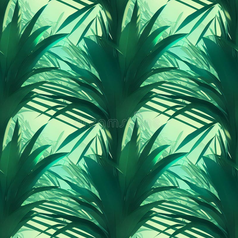 Simles Patterns Tropics Jungle Wallpaper Stock Illustration ...