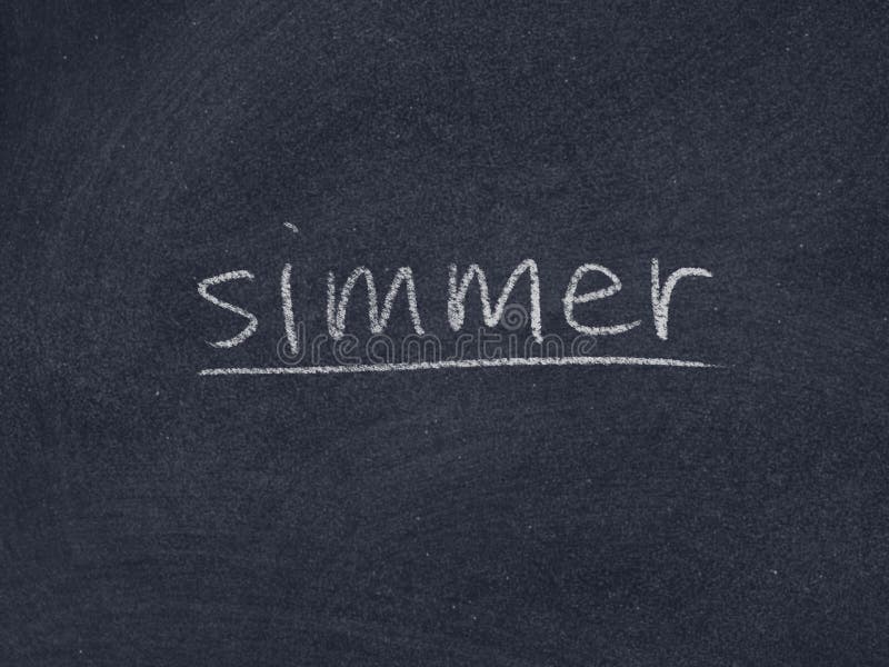 Simmer Word Stock Photos - Free & Royalty-Free Stock Photos from Dreamstime