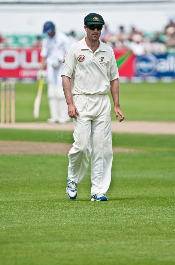 Simon Katich editorial photography. Image of action, cricket - 10116517