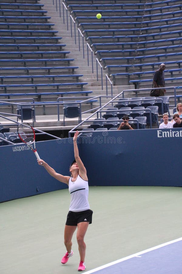 Simona Halep editorial stock photo. Image of event, open - 43970798