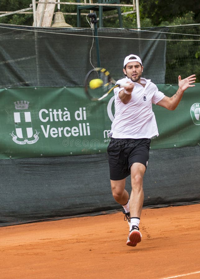 Simone Bolelli editorial photo. Image of davis, forehand - 40209821
