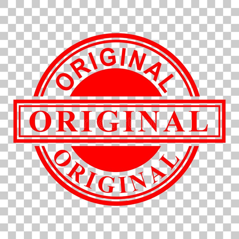 Simpe Vector Red Circle Rubber Stamp Effect, Original, at Transparent ...