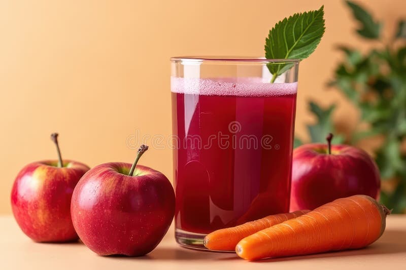 Simple ABC Juice Ingredients Stock Illustration - Illustration of fresh ...