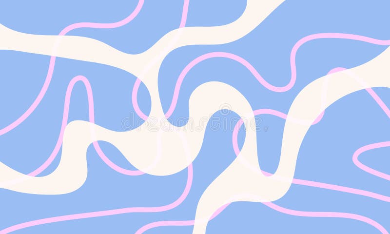 Simple Abstract Background with Liquid Shapes and Curve Lines Pattern ...