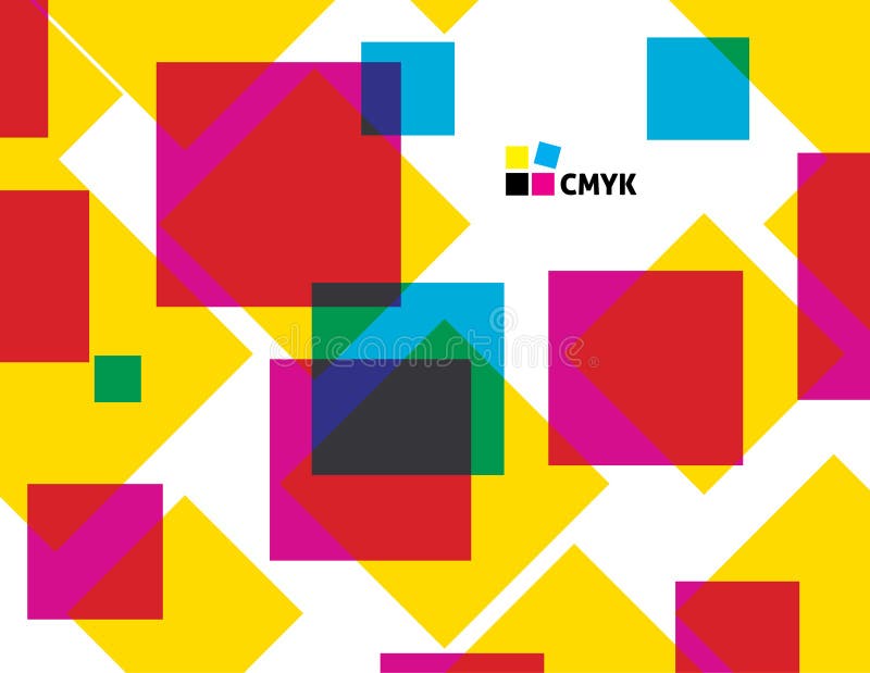 Simple Abstract Background with Multicolor Squares. Geometric Graphic ...