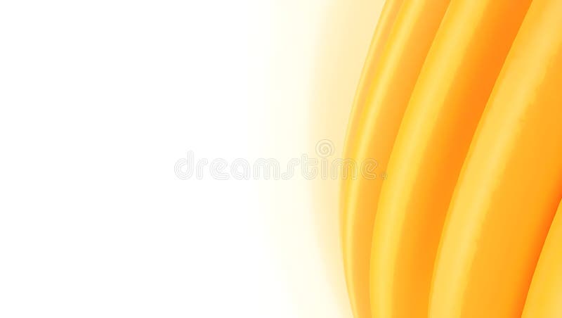 Abstract Orange and White Background with Curved Shapes on the Right ...