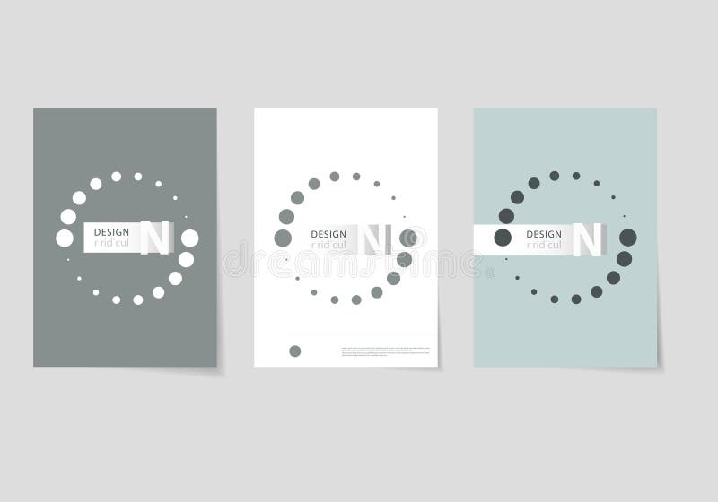 Simple Abstract Background with Rounded Striped Design Element. Vector ...