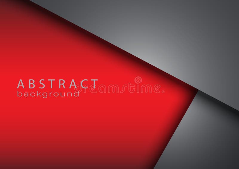 Simple Abstract Background Vector Red and Gray Color Triangle Shape ...