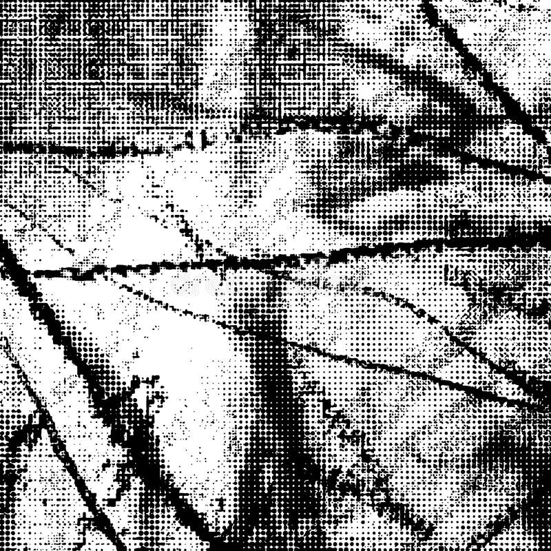 Simple Abstract Black and White Drawing. Expressive Drawing Stock ...