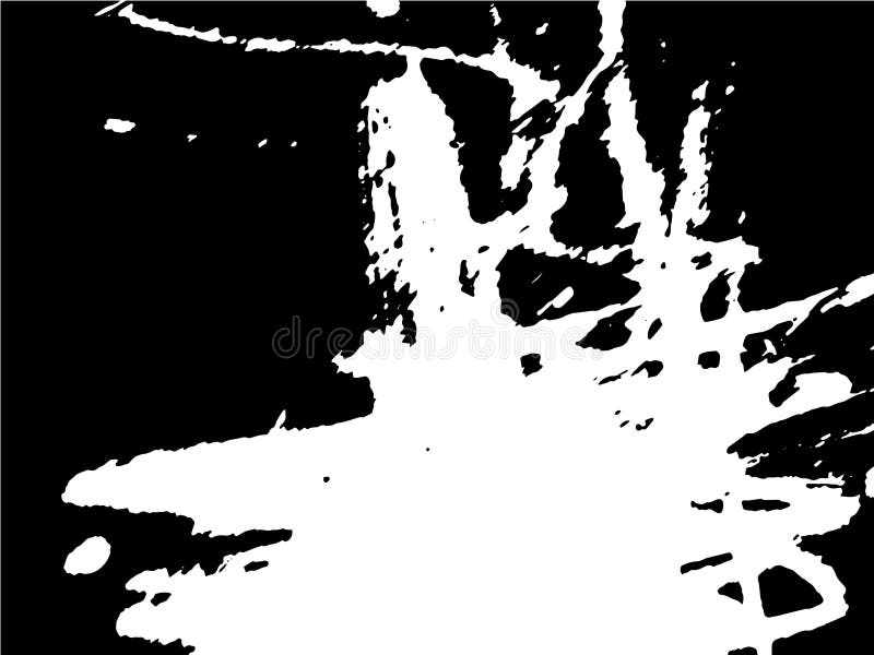 Simple Abstract Black and White Drawing. Stock Vector - Illustration of ...