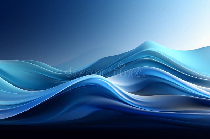 Simple Abstract Blue Thumbnail Background. Generative AI Stock ...