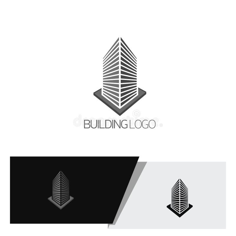 Simple Abstract Building or Construction Logo Stock Vector ...
