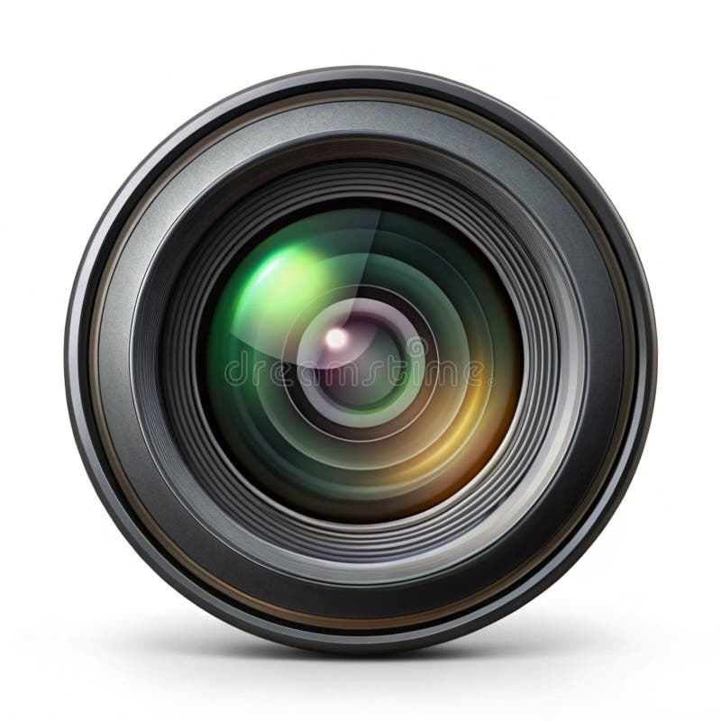 Simple Abstract Camera Lens Stock Illustration - Illustration of simple ...