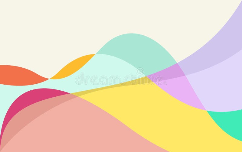 Simple Abstract Colorful Background Design. Wave or Fluid Background ...