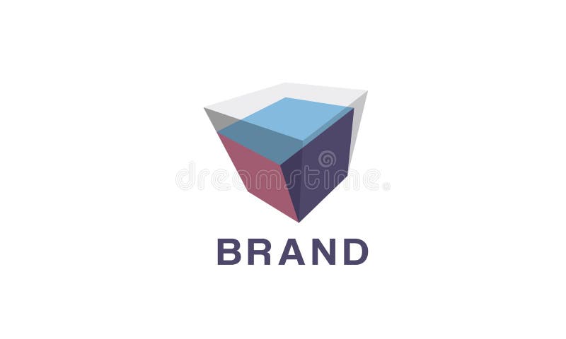 Modern Digital Cube Logo for Sale. Stock Vector - Illustration of shape ...