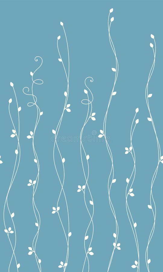 Beautiful, Simple and Abstract Botanical Pattern, Stock Vector ...