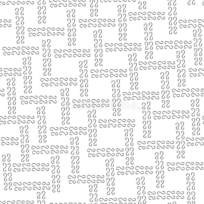 Simple Abstract Elements Black and White Shapeless Forms, Lines ...