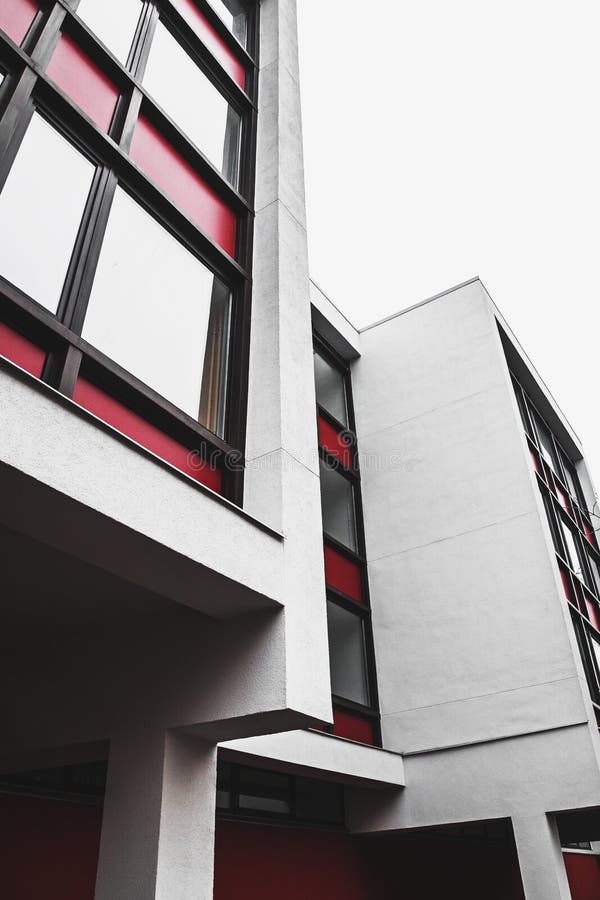 Simple Abstract Forms of Minimalistic Building Stock Photo - Image of ...