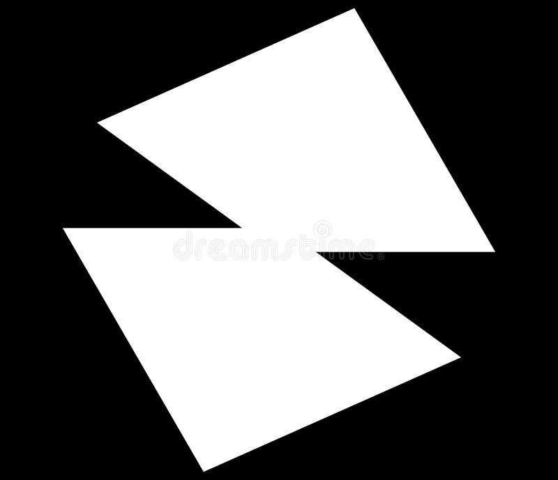Simple Abstract Geometric Forms, Shapes. Random, Angular Vetor Design ...
