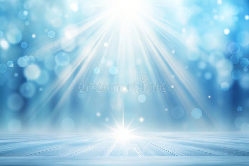 Simple Abstract Light Blue Background with Sunny Light Reflection for ...