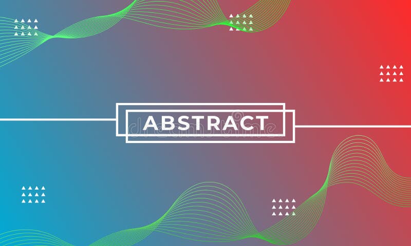 Simple Abstract Line Art Background Stock Vector - Illustration of ...