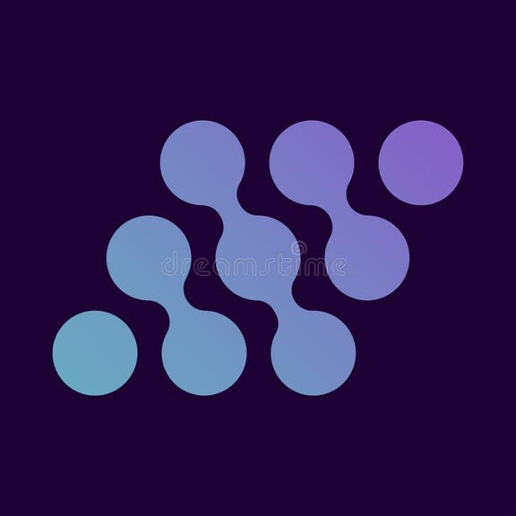 Simple Abstract Logo Design Template. Creative Technology Colored Logo ...